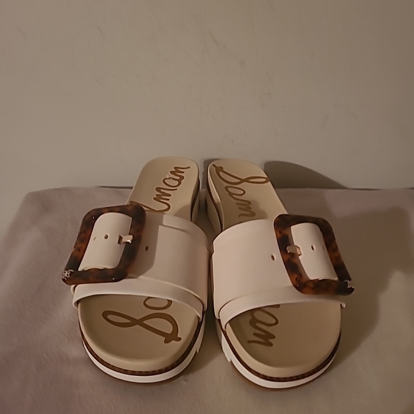 Sam Edelman | Shoes | Sam Edelman Ariane Ivory Slides | Poshmark